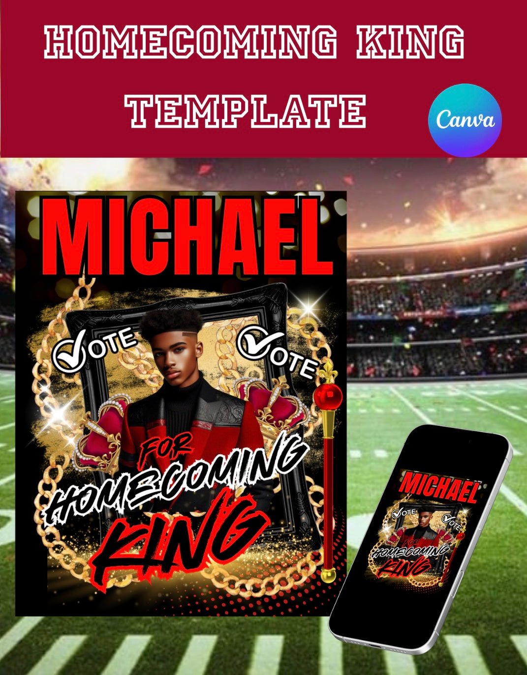 Homecoming King Flyer Template – Hj Digital Creations